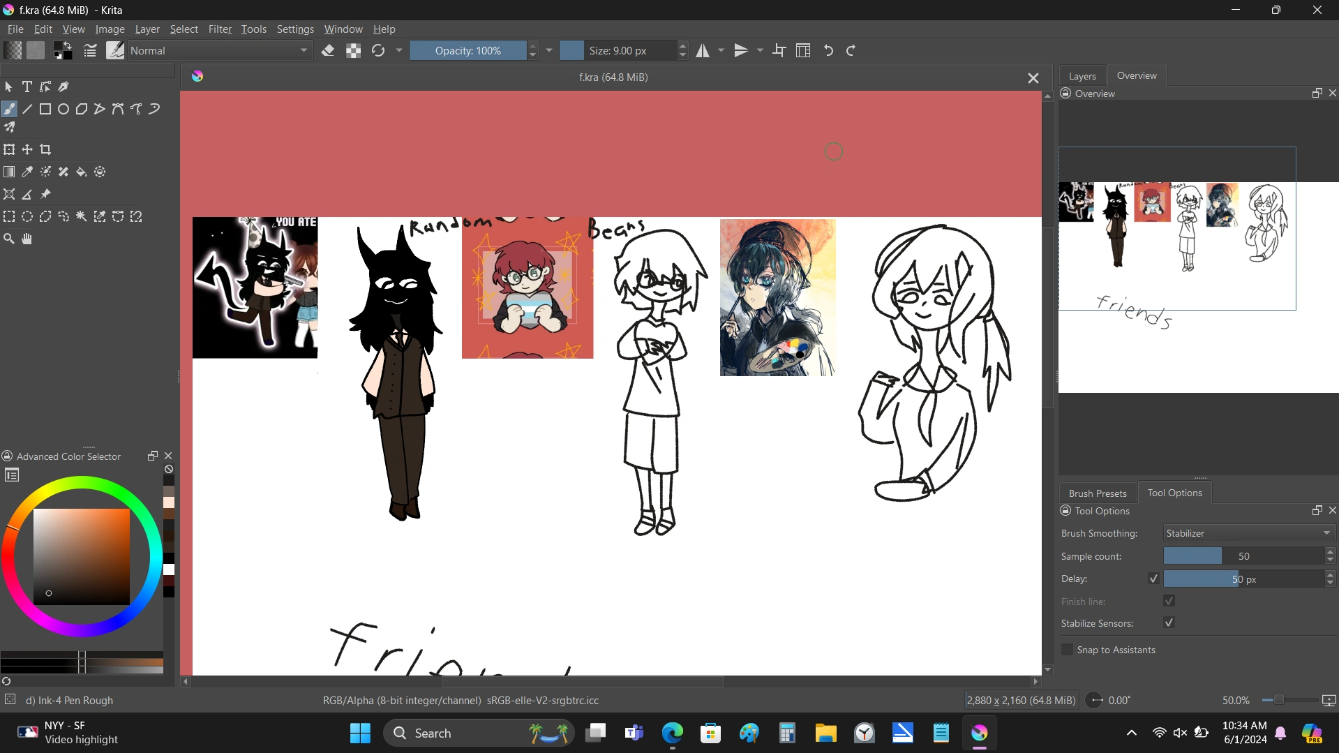 Wip of drawing my fellow internet friends | Fandom
