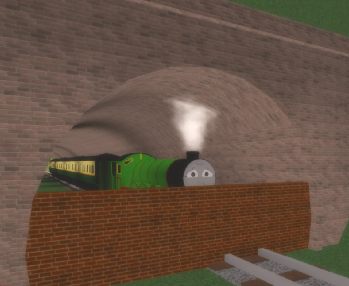 “Once an engine attached to a train was afraid of a few drops of rain ...