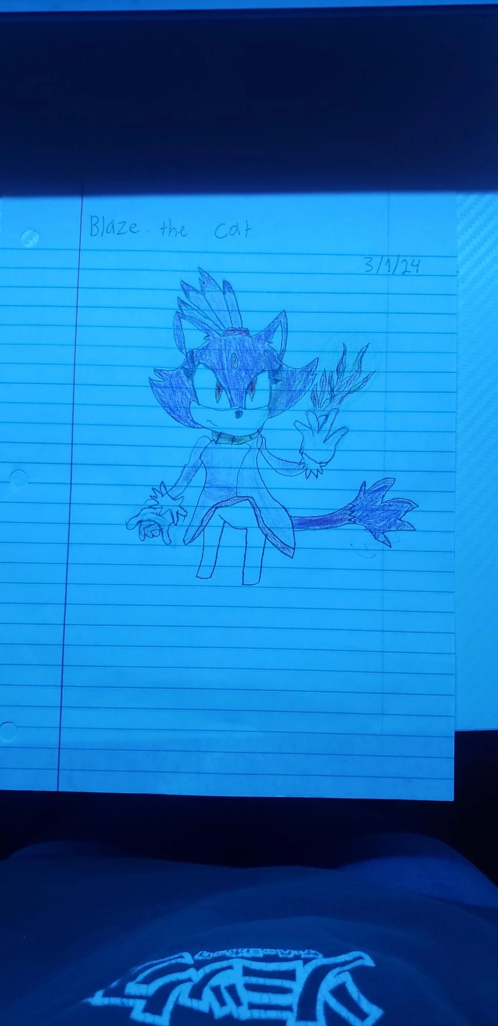 My Blaze the Cat drawing | Fandom