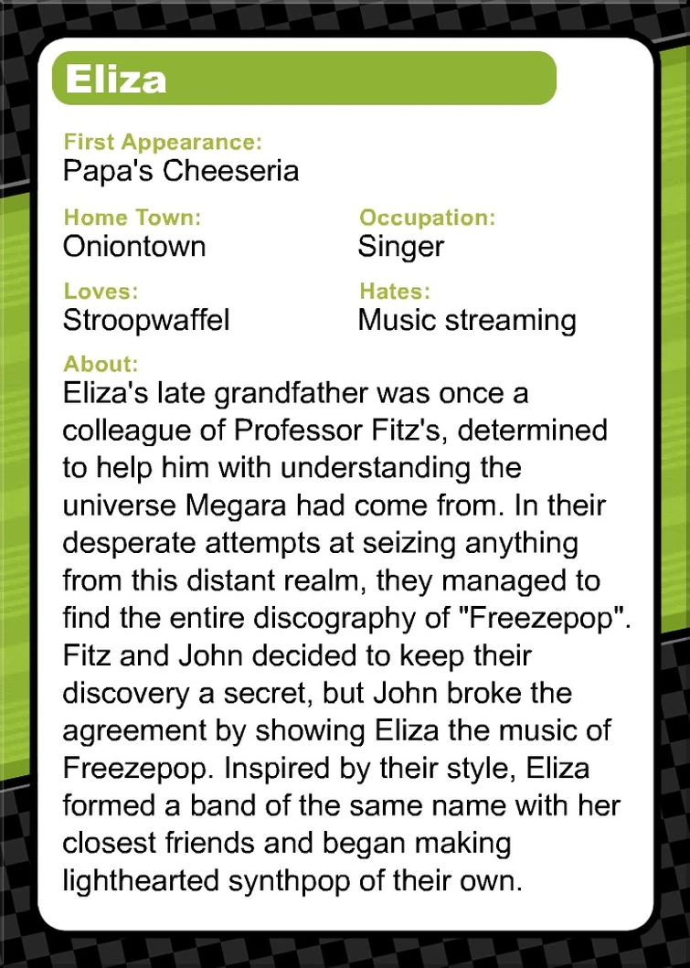 Boom, my other Cheeseria worker, Eliza! The Megara lore expands… | Fandom