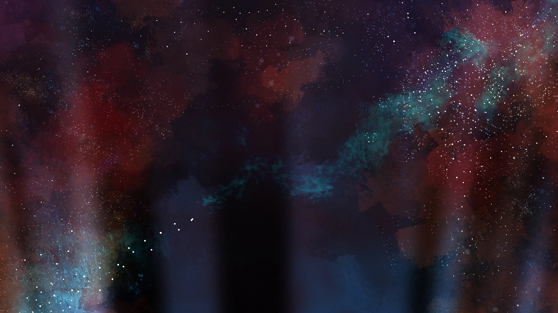 Why does Psychic Island's sky look like the beginning of the universal ...