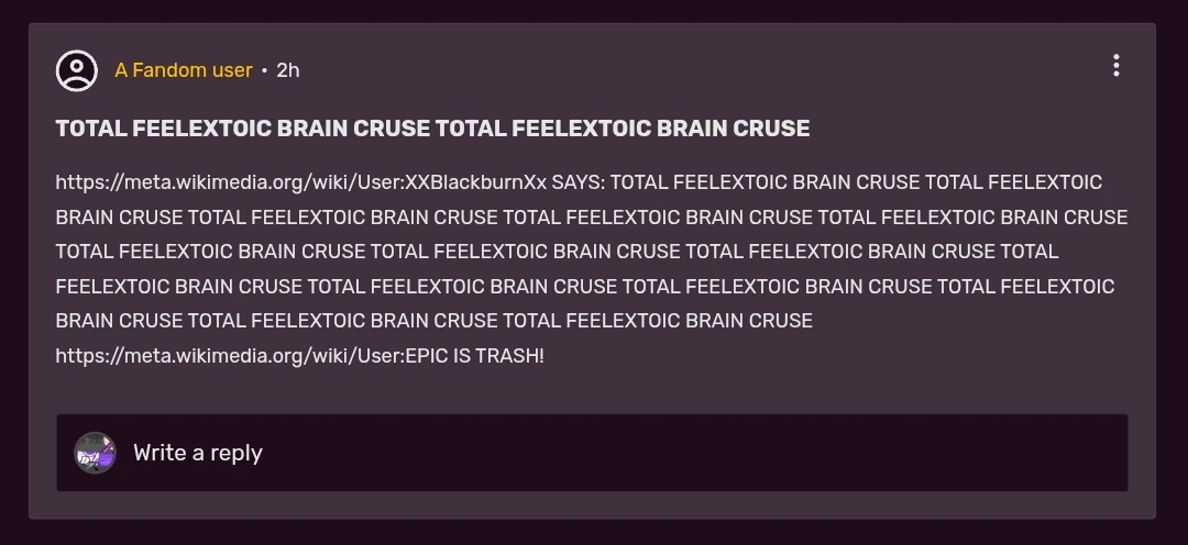 has anyone suddenly got this message on a weird vietnamese wiki | Fandom