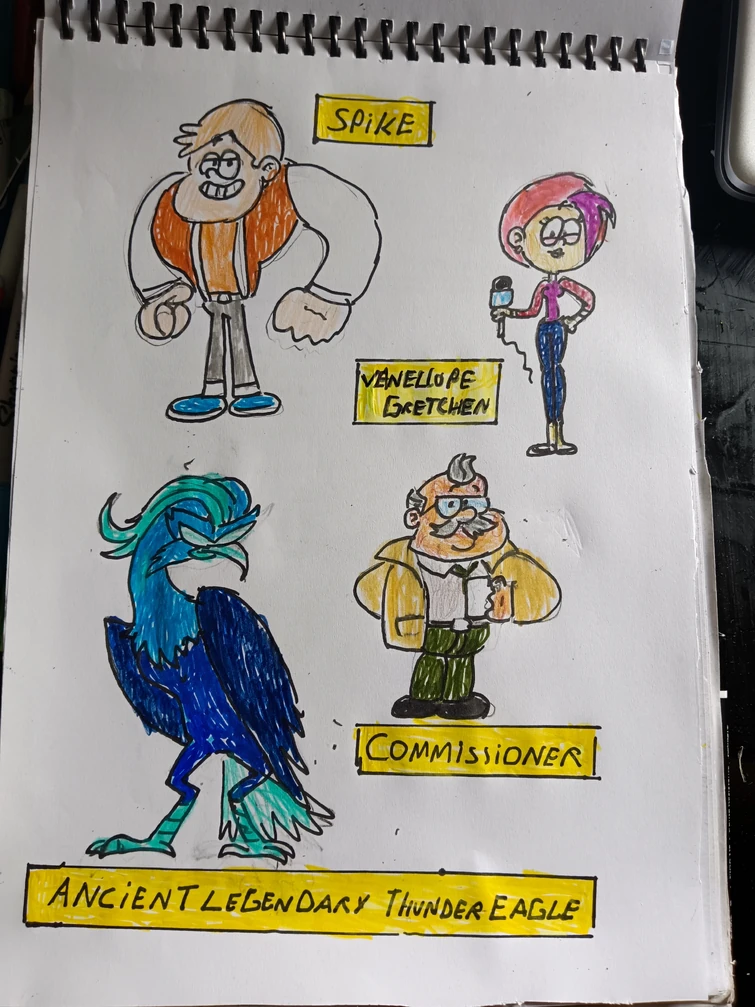 look at this the Page of Thunder Eagle the Power of Total Bird and the ...
