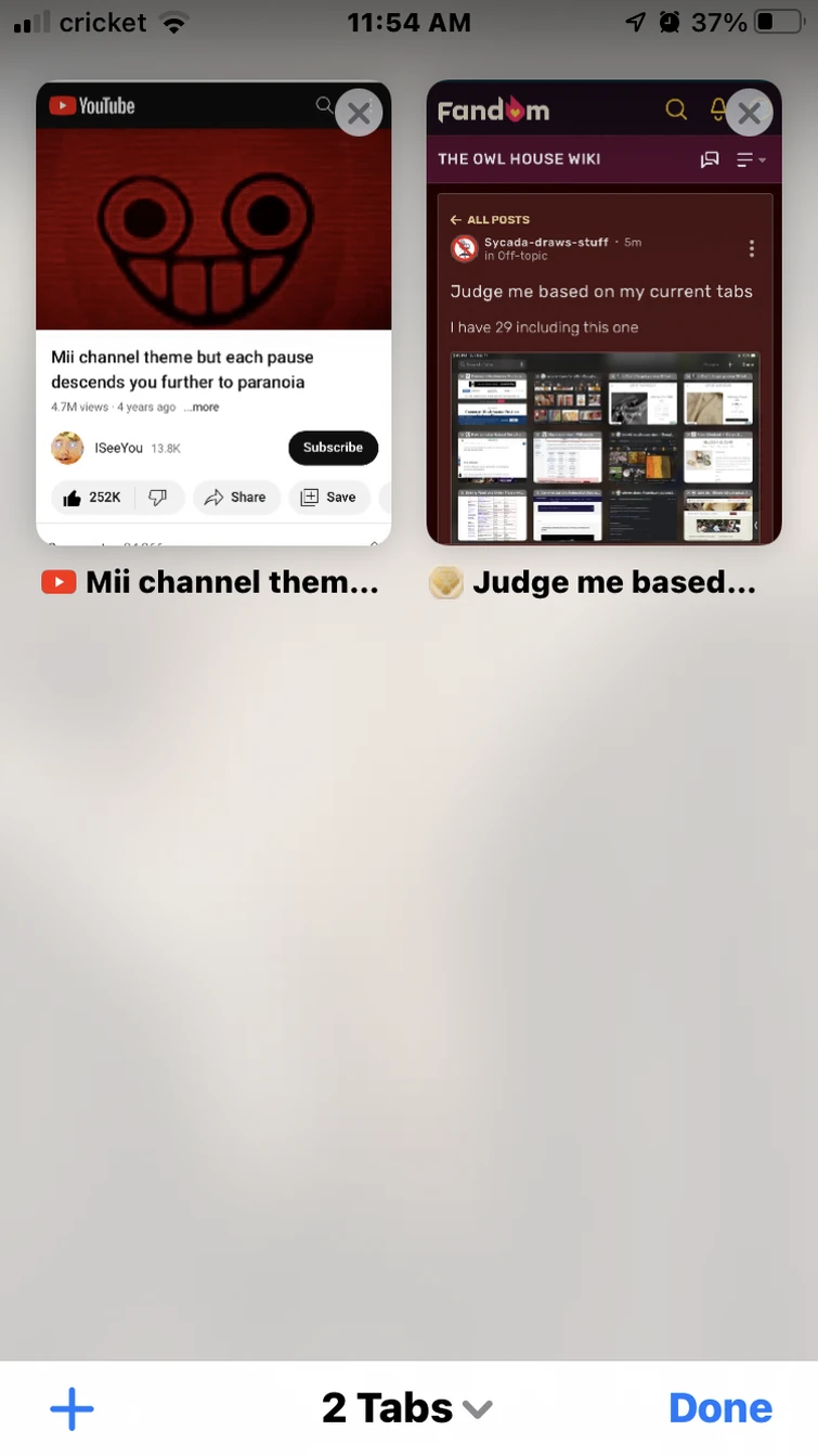 Judge me based on my current tabs | Fandom