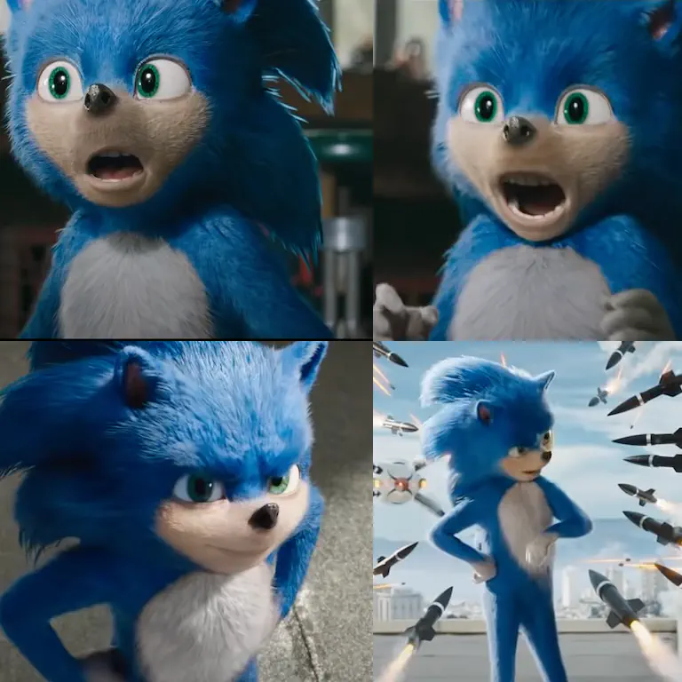 Other than the first movie trailer Was there any other footage of sonic ...