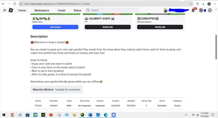 Steal a Brainrot are surpassed Grow a Garden! | Fandom