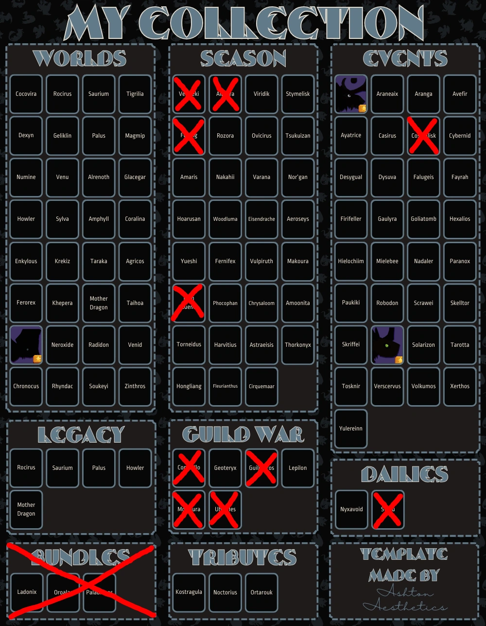 Progress on my very tiny Shadow trait collection >:) | Fandom