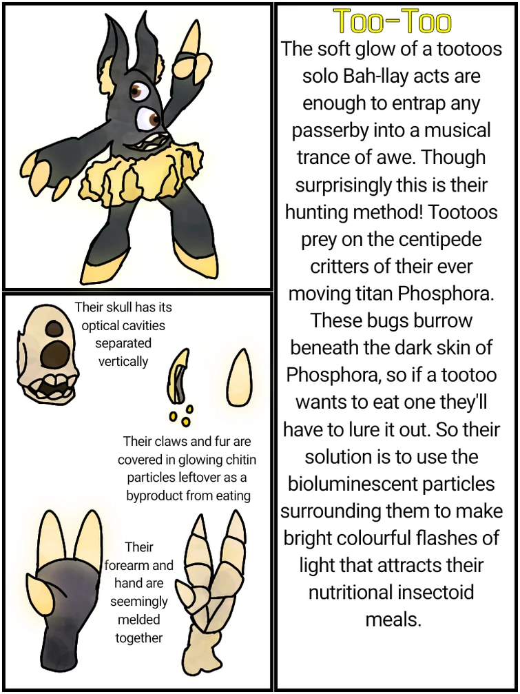Too-Too "The Wonders of the Monster World" | Fandom