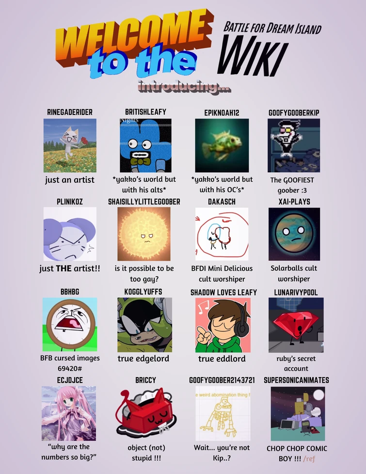 WELCOME TO THE BFDI WIKI!!! (click to view all) | Fandom