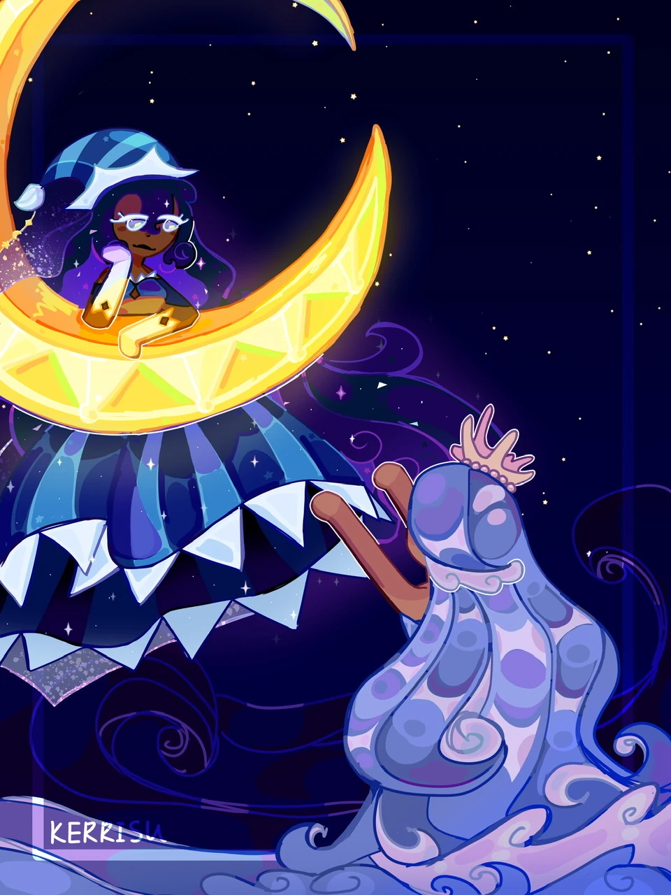 moonlight art contest entry!! | Fandom