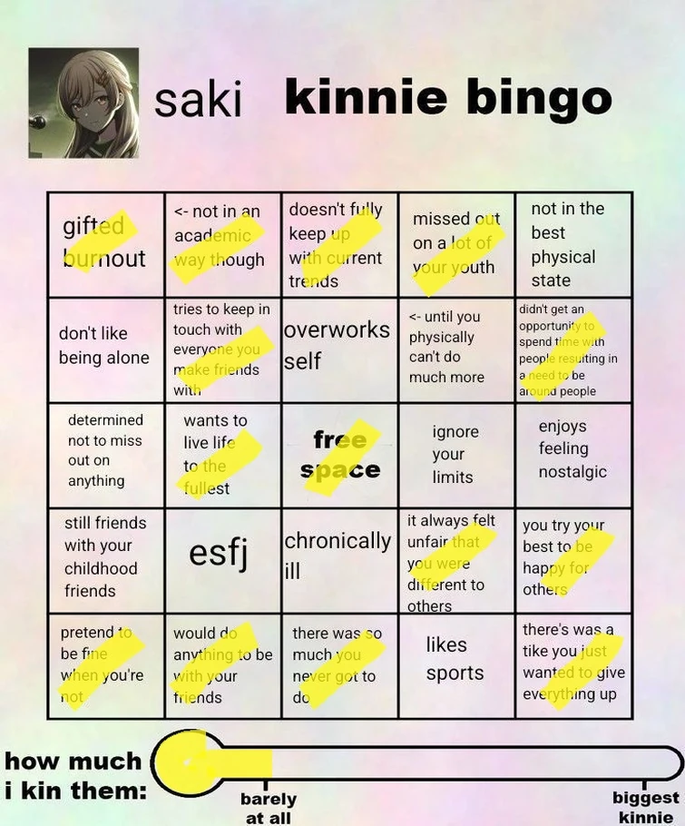 redid pjsk kin bingoes of the main characters | Fandom