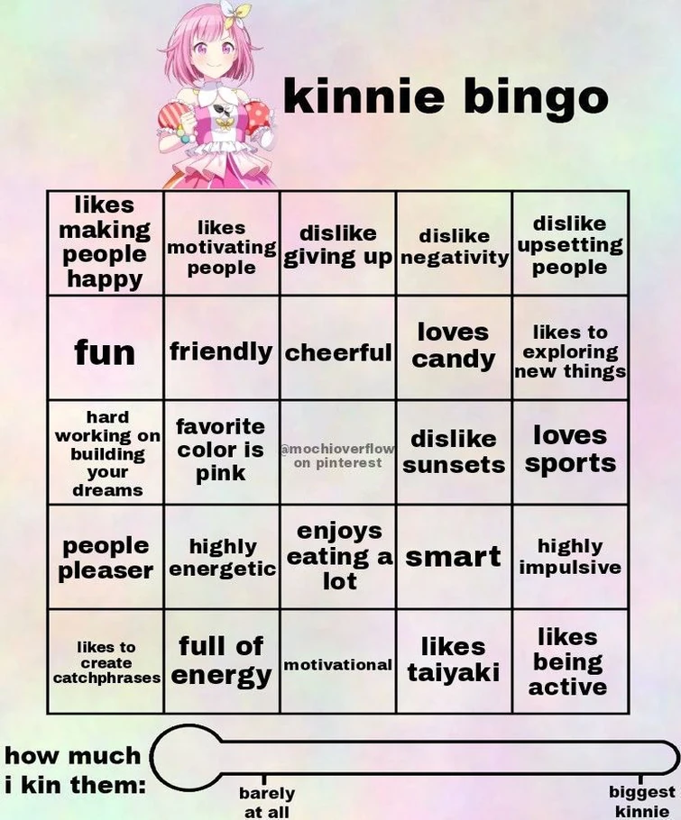 MafuEmu kinnie bingo! | Fandom