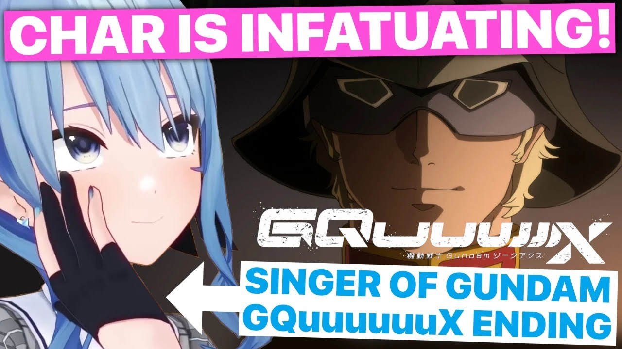 So…the singer of GQuuuuuuX has fallen in to the Gundam rabbit hole ...
