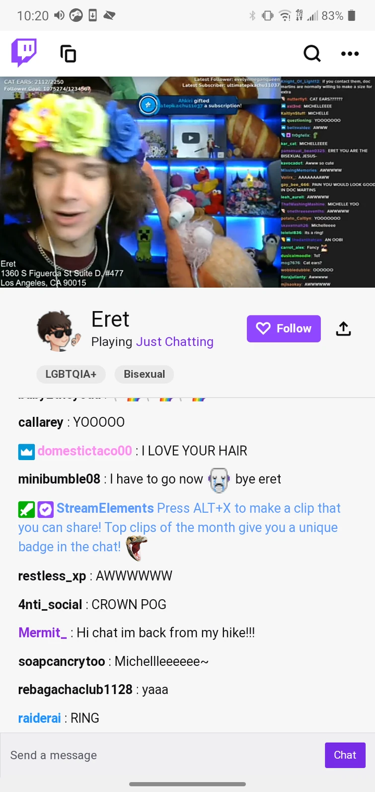 PARTS OF ERETS STREAM!! | Fandom