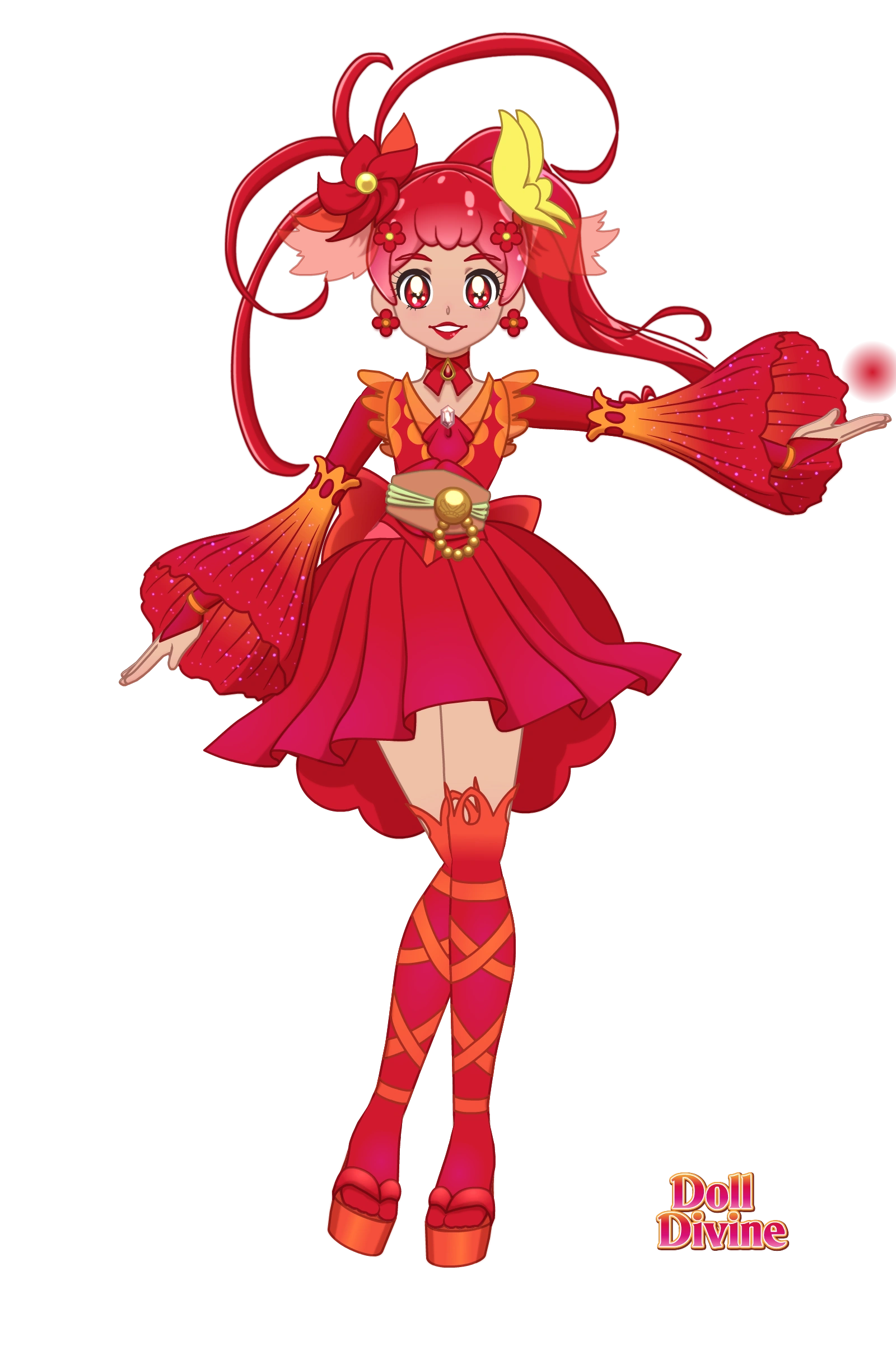 My own glitter cure character I made... | Fandom