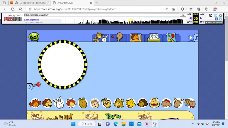 History of the Arthur website | Fandom