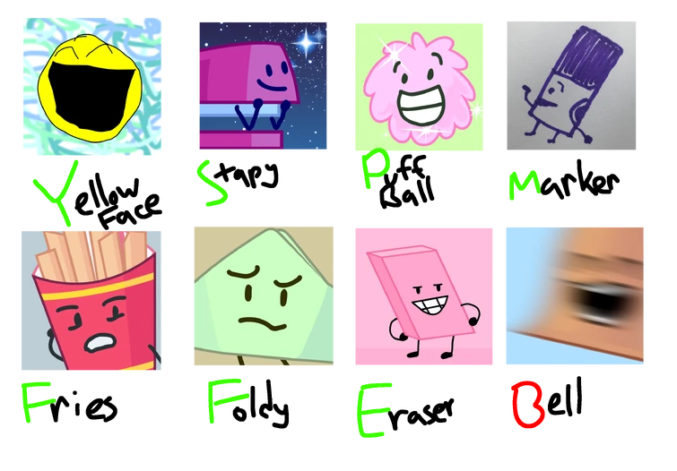BFB but if your name is the first letter in the alphabet your ...