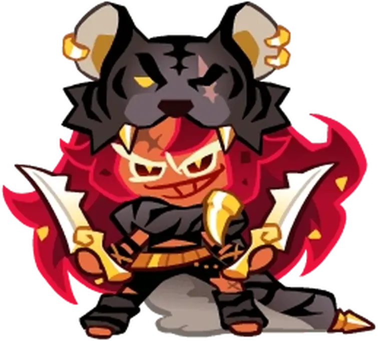 Chili Pepper Cookie’s Black Tiger Bandit Leader costume from OvenBreak ...