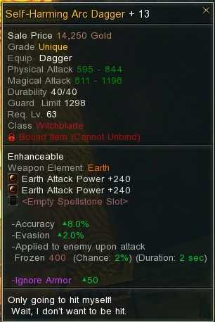 Self Harming Arc Dagger | C9 Continent of the 9th Seal Wiki | Fandom