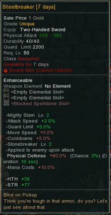 Steelbreaker | C9 Continent of the 9th Seal Wiki | Fandom