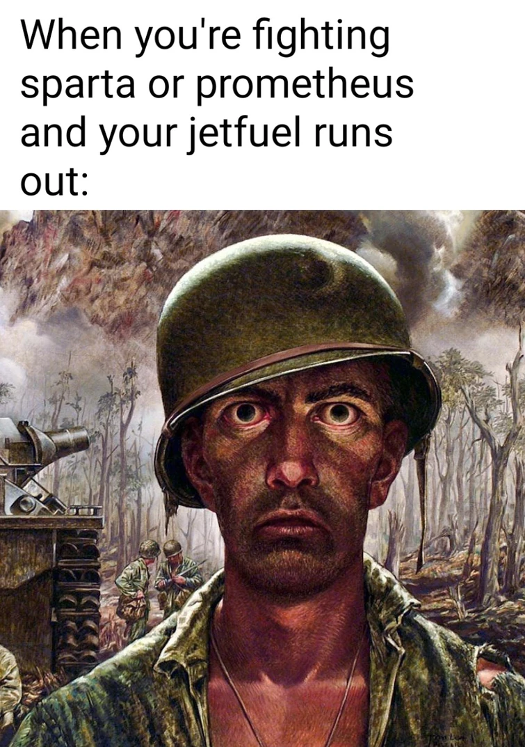 something i made with the 1000 yard stare meme template | Fandom