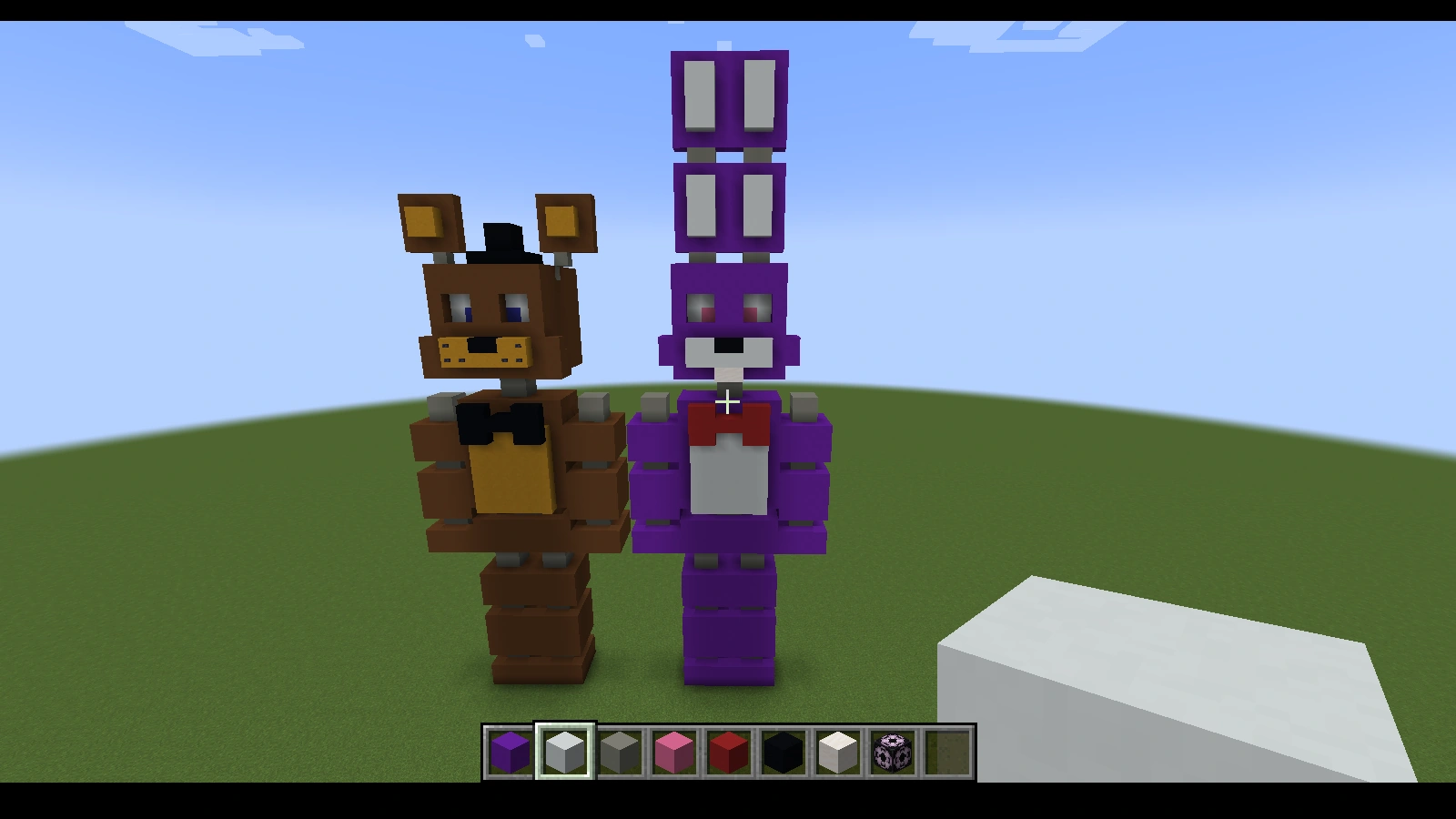 I made Fazbear & Friends Bonnie's statue in Minecraft | Fandom