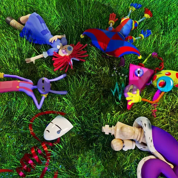 Don’t focus on Pomni, can you see a Caine sillhouette? | Fandom