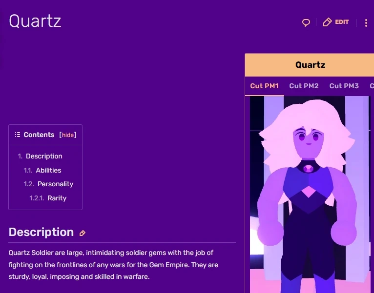 Page complete: Quartz | Fandom