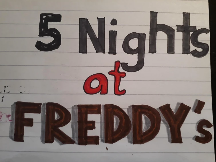 FNaF Lettering? | Fandom