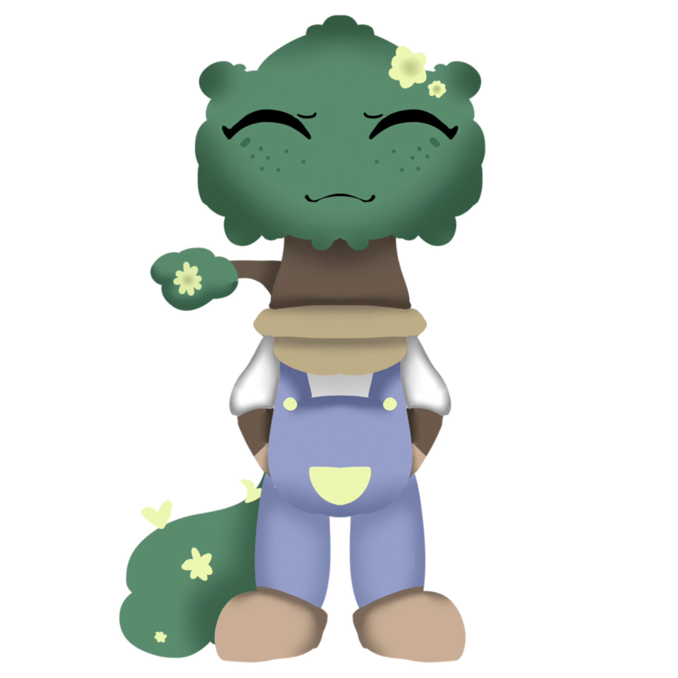 Okay on toyhouse someone asked for a render of their oc and I love them ...