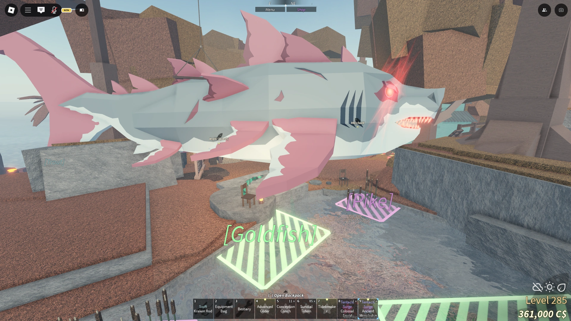 First ever tentacle surge ancient megalodon? | Fandom