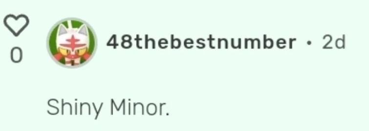 Shiny Minor. | Fandom