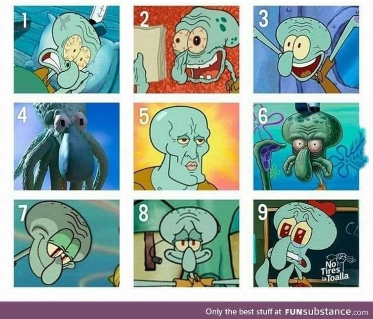 What's your Squidward mood? | Fandom