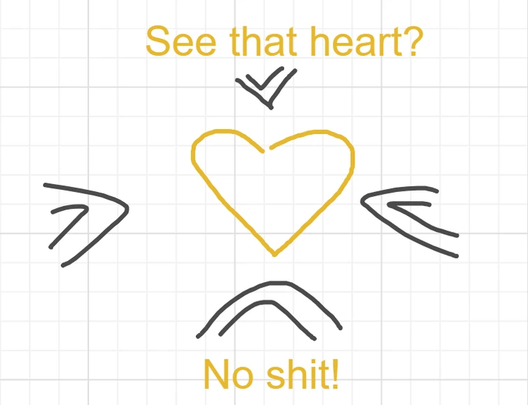 See that heart? | Fandom