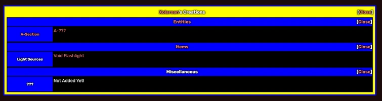 made some user's page creations navbox | Fandom