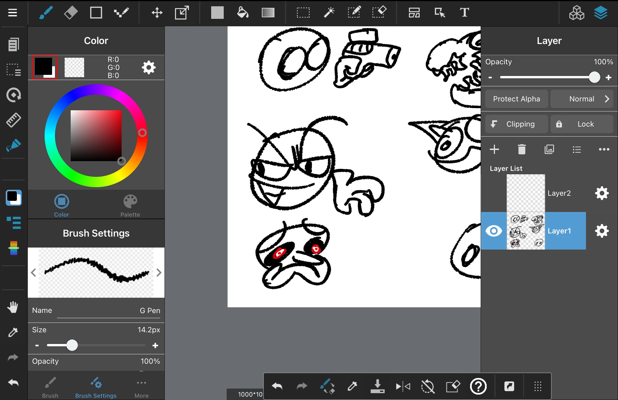 Here’s some night doodles I made with my apple penicl | Fandom