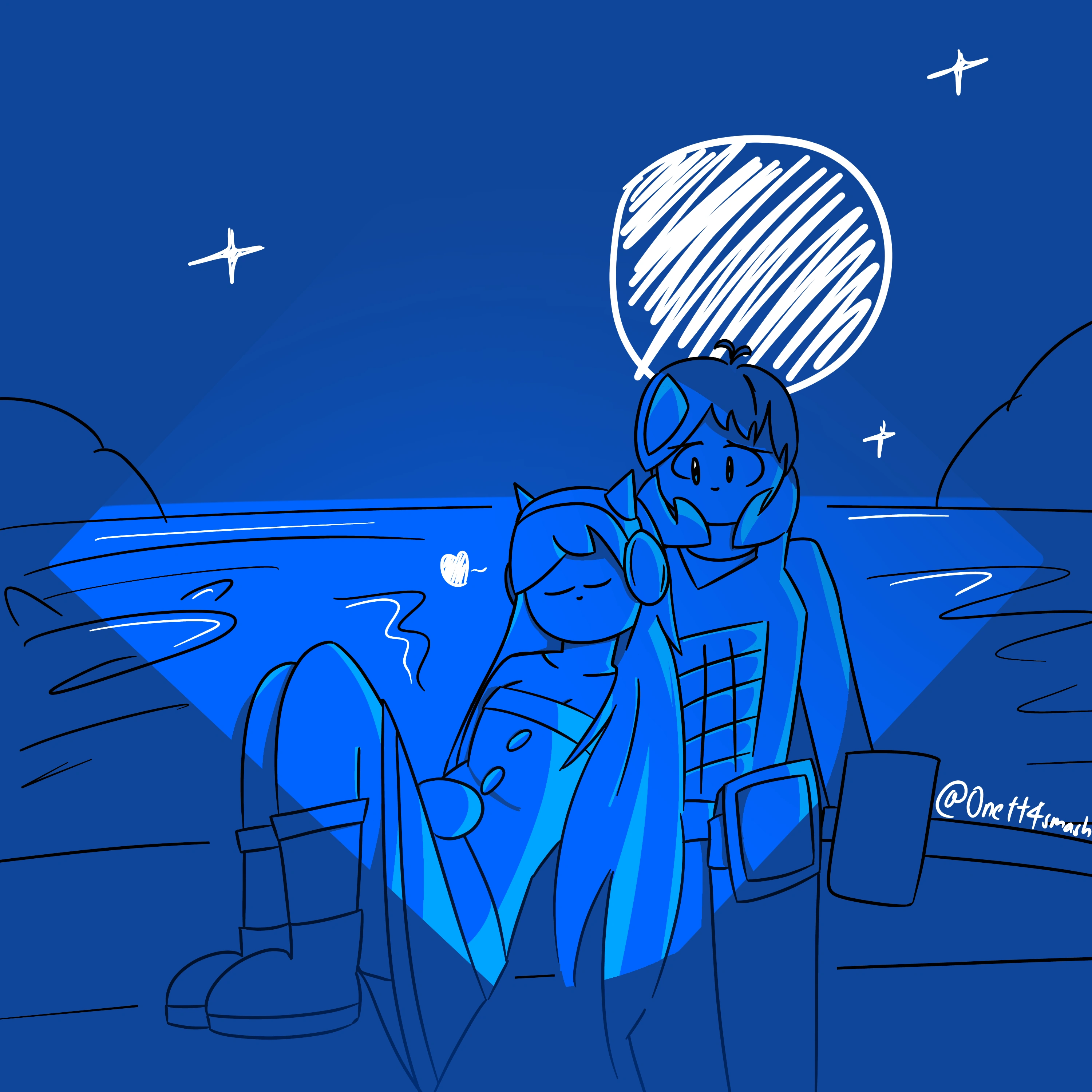 Sledger x Neko DJ, redrawn | Fandom