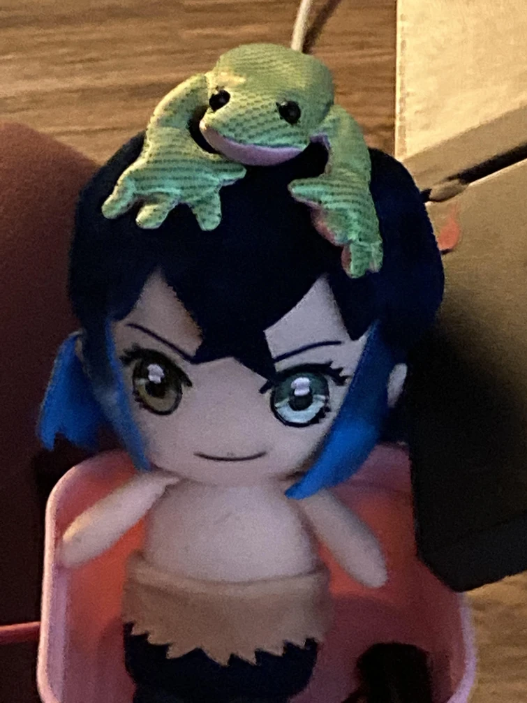 inosuke with frog | Fandom