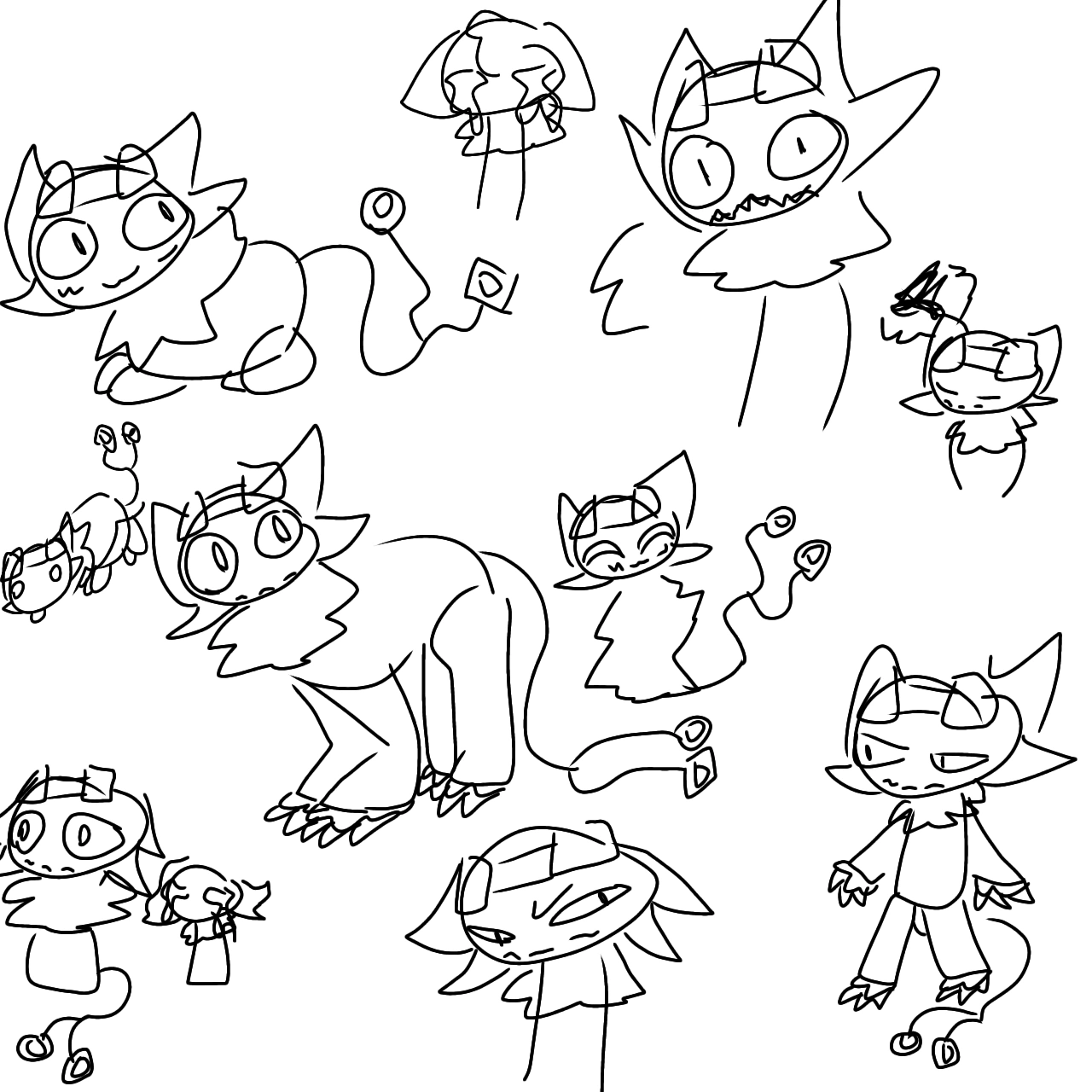 Oc doodels before i go sleep | Fandom