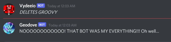 YouTube killing the Groovy discord bot be like | Fandom