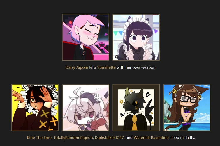 Wiki hunger games round 2 (rematch) | Fandom