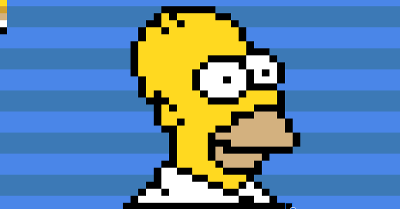 My pixel art of the Simpsons | Fandom