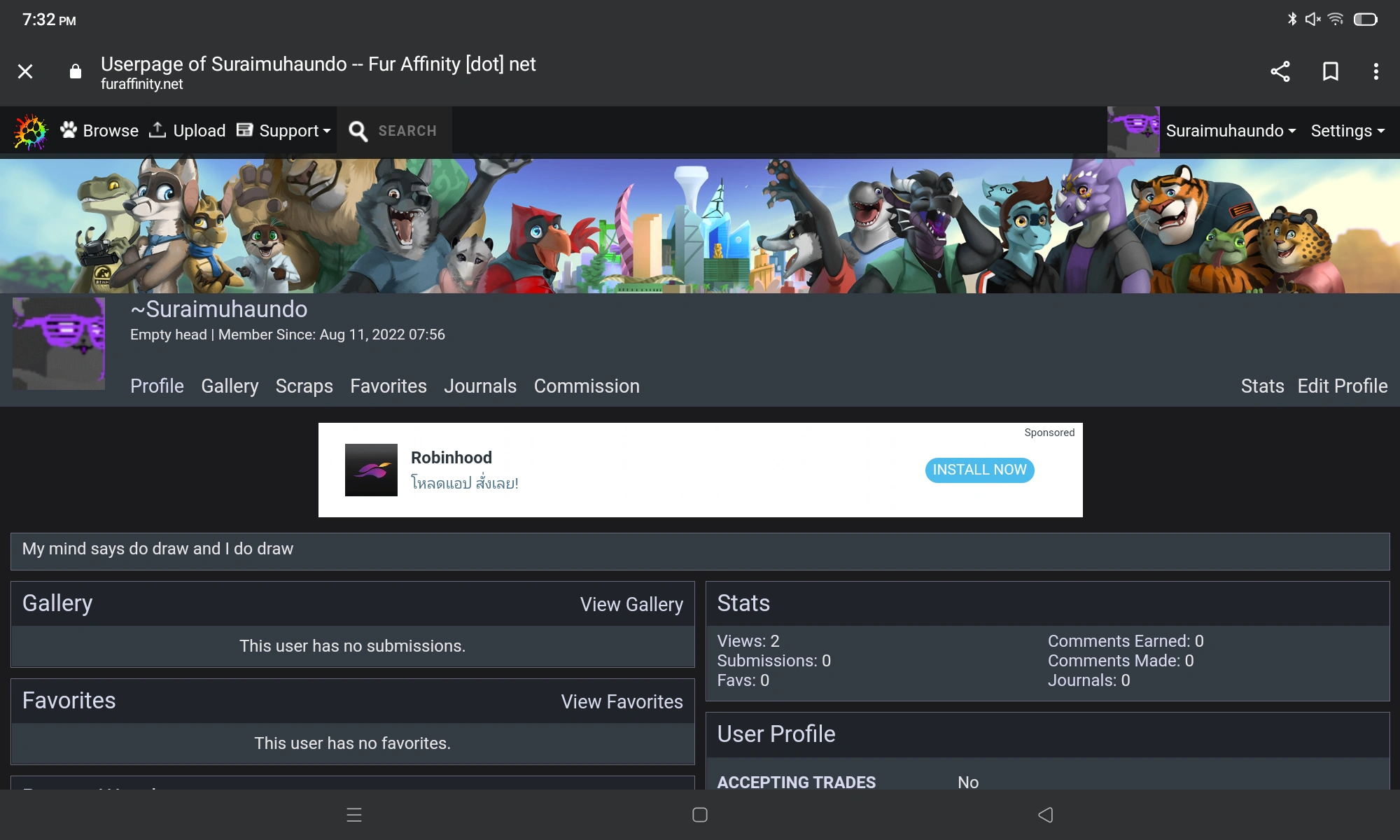 I have a furaffinity account now | Fandom
