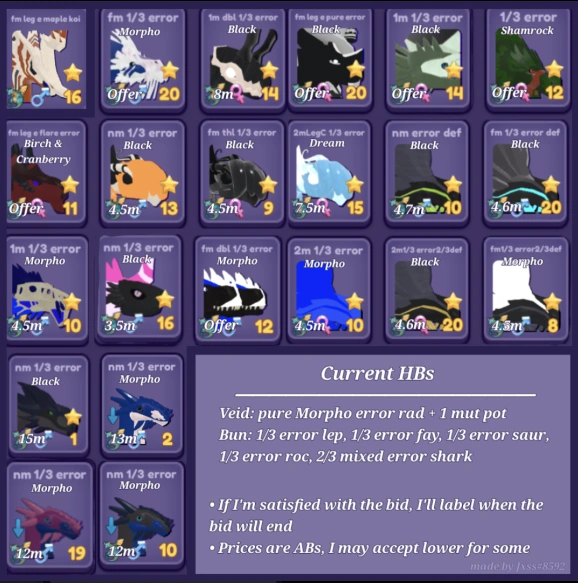 trading/selling errors and veid | Fandom