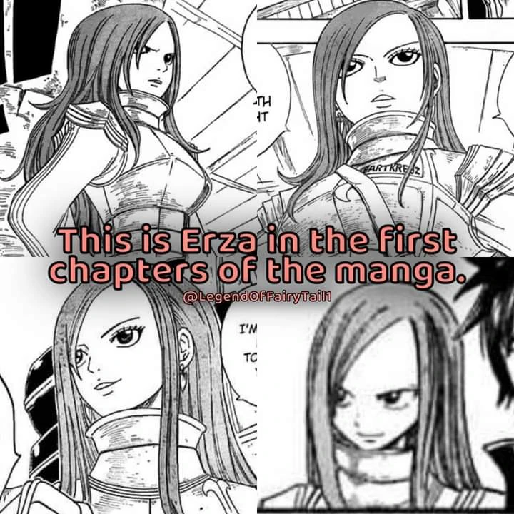 Erza's old manga design | Fandom
