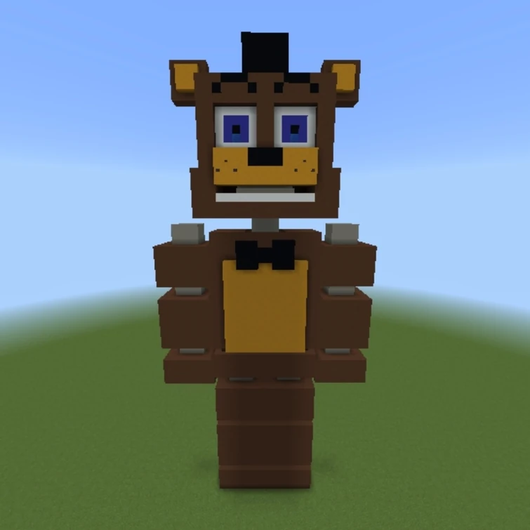 I made Fazbear & Friends Freddy's statue in Minecraft | Fandom