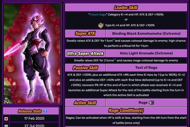 LR EZA #1: LR INT Goku Black Concept | Fandom