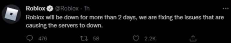 Official anouncement from the roblox verified twitter account... roblox ...