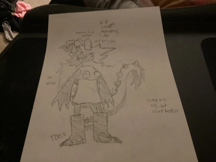 Monster Au sneak peek designs :D | Fandom