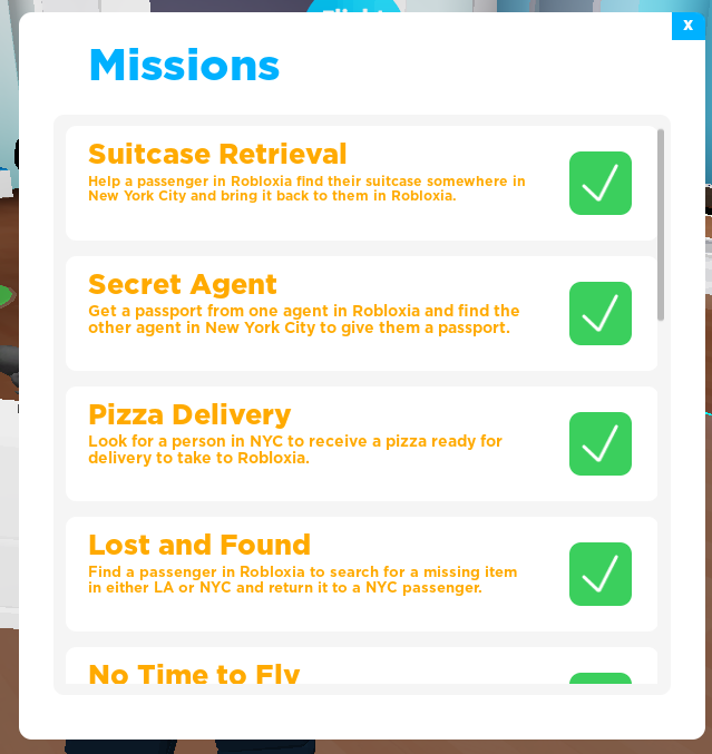 Missions | Cabin Crew Roblox Wiki | Fandom